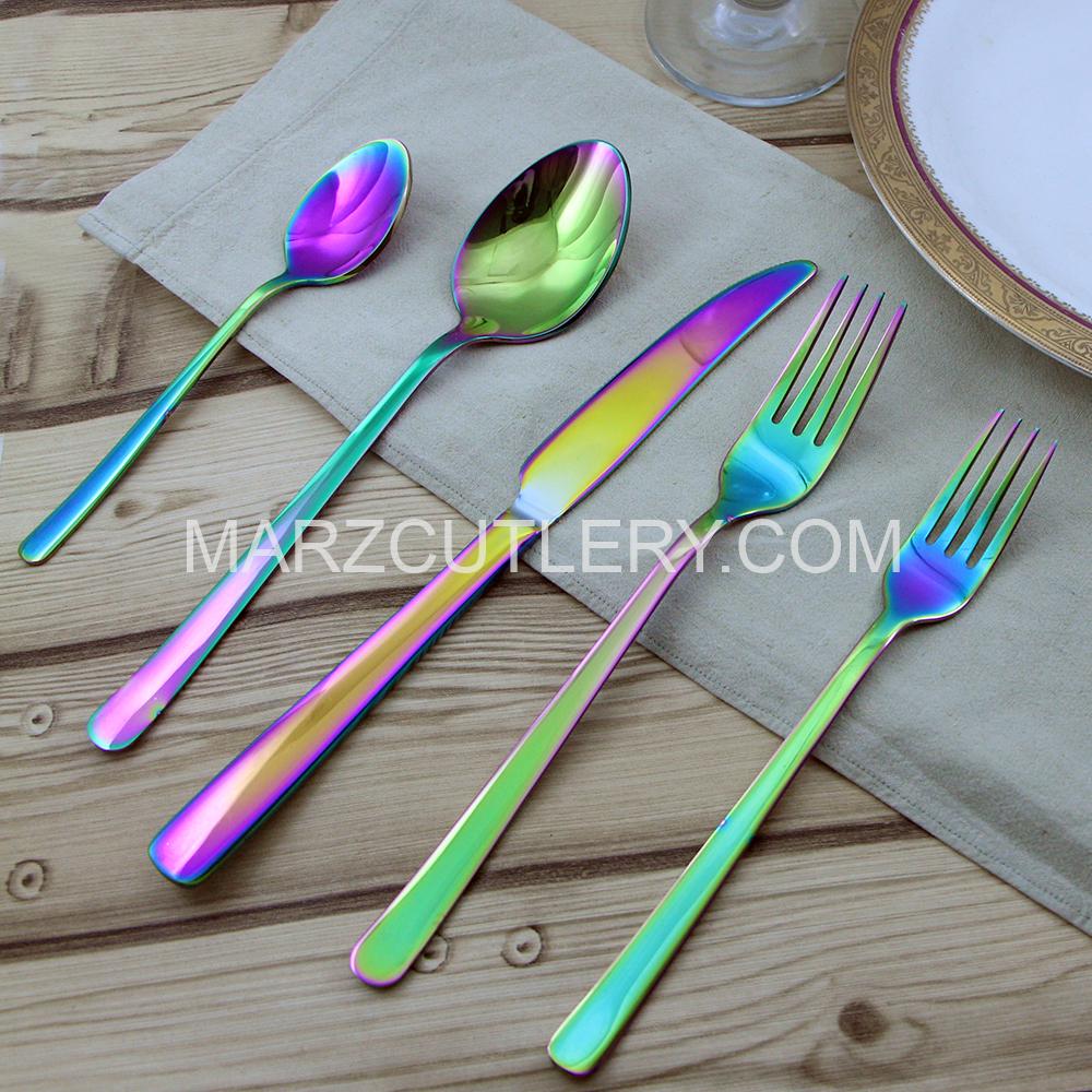 Rainbow Cutlery set(20 pieces) – Marz Cutlery