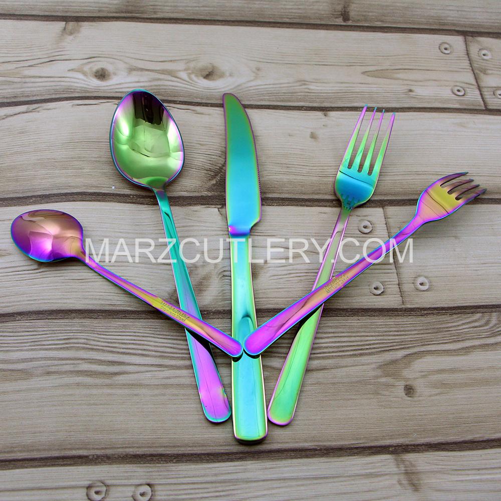 Rainbow Cutlery set(20 pieces) – Marz Cutlery